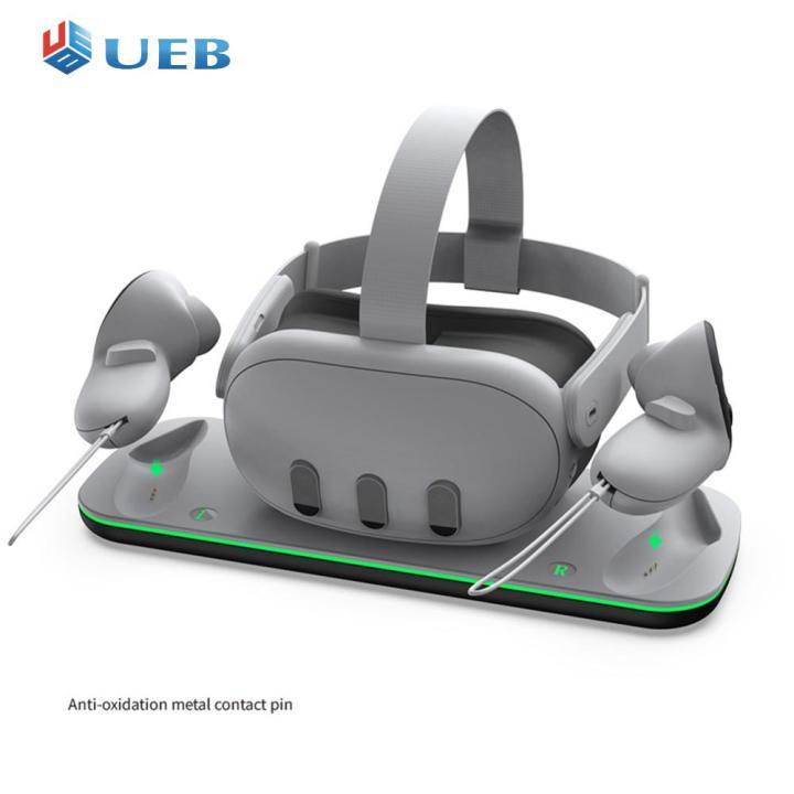 VR Headset Controller Charging Dock Charger Station with LED Indicator ...