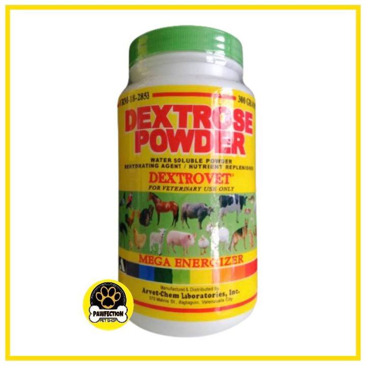 ARVET-CHEM Dextrose Powder for Dogs, Cats & Other Animals (300 Grams ...