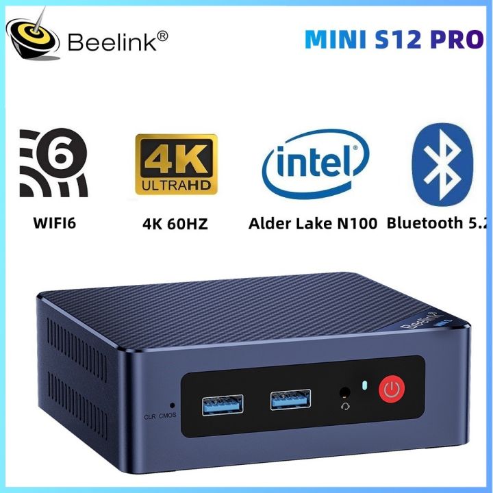 Beelink MINI S 12 PRO Intel Alder Lake N100 WiFi 6 BT5.2 Windows 11 ...