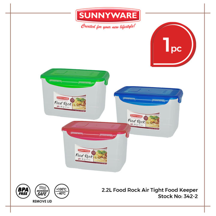 1pc 2.2L Food Rock Air Tight food keeper 2.2 L Food Keeper air tight ...