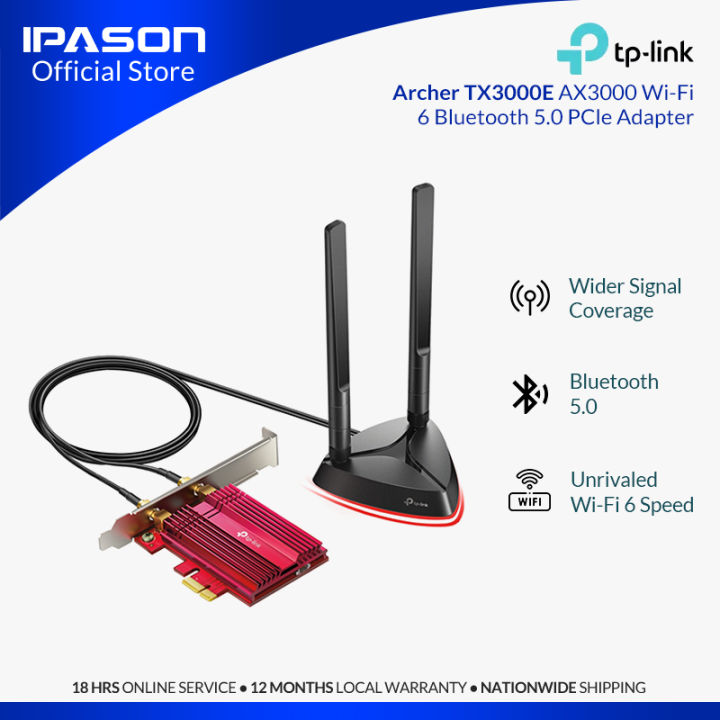 Tp-link archer TX3000E AX3000 WIFI6 Bluetooth 5.0PCIE adapter | Lazada PH