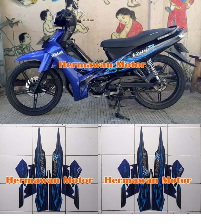 Stiker Vega R 2008 Hitam-Biru | Lazada Indonesia