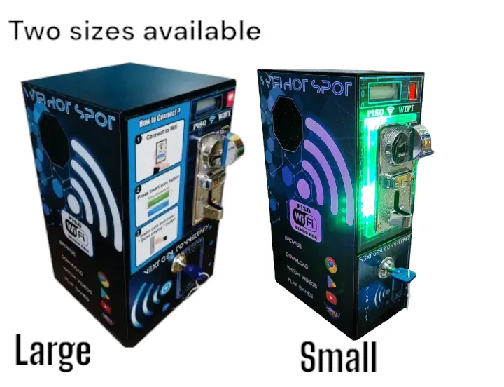 Piso Wifi ( Compact design ) 100% Metal Case. With LED frame for Coin ...