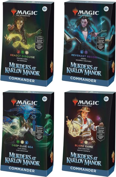 Magic: The Gathering Murders at Karlov Manor Commander Deck - (Deadly ...