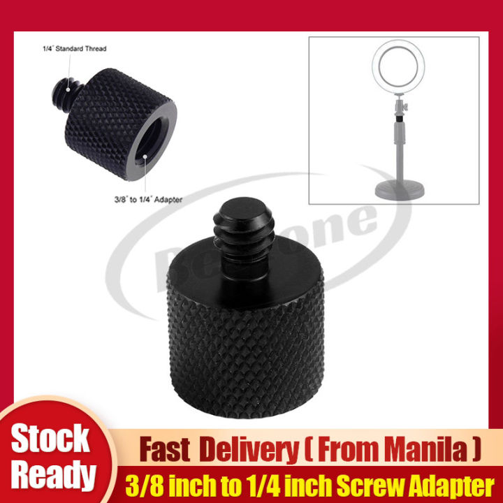 Screw Adapter 3/8 inch Female Thread to 1/4 inch Male Thread Adapter ...