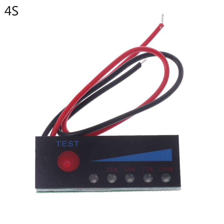 Portable Battery Percentage Display Panel Battery Level Indicator ...