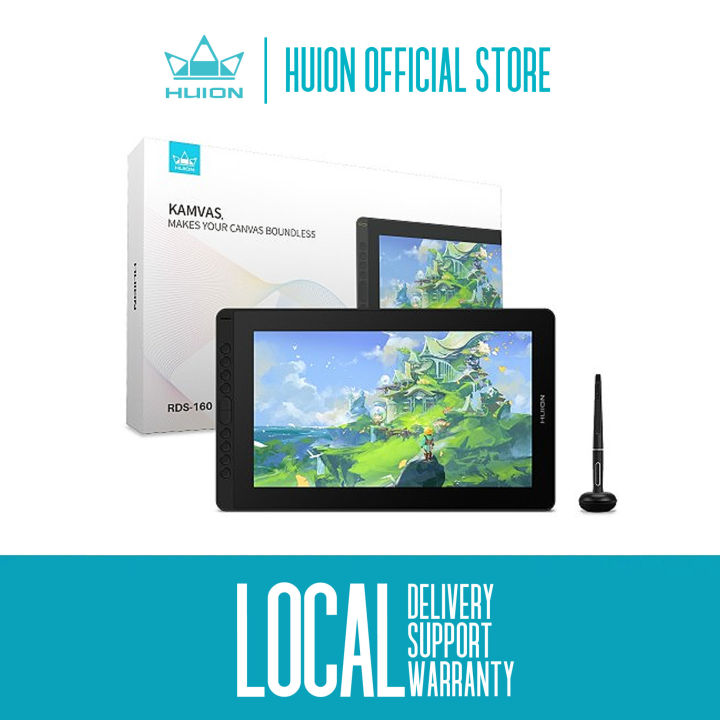 Huion Kamvas RDS-160 16" METAL GRAY Graphic Drawing Monitor Pen Display ...