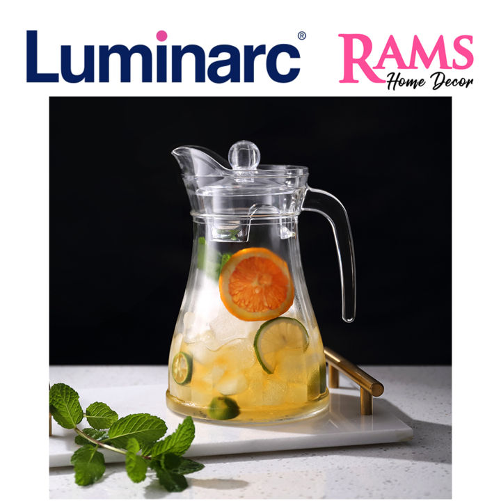 Luminarc Bucolique Water Drinkware Set / Transparent Water Set / Ice ...