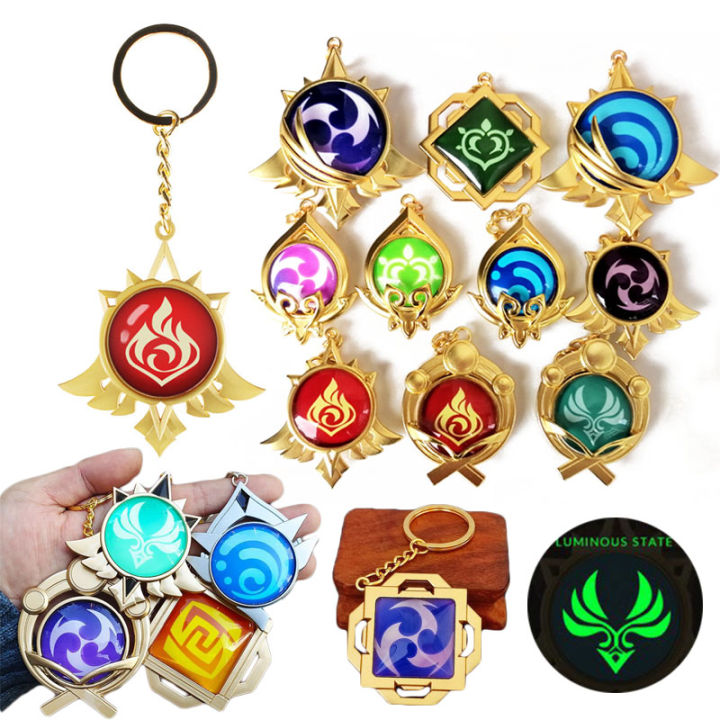 5cm Genshin Impact Vision Model Toy Liyue Fontaine Inazuma Sumeru 7 ...