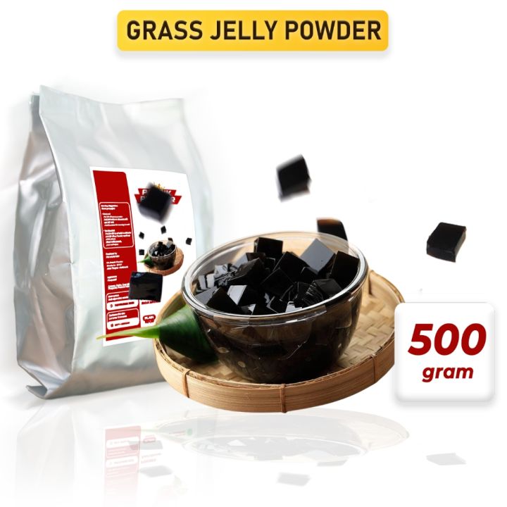 Grass Jelly Powder 500 Gram, Bubuk Cincau Hitam | Lazada Indonesia