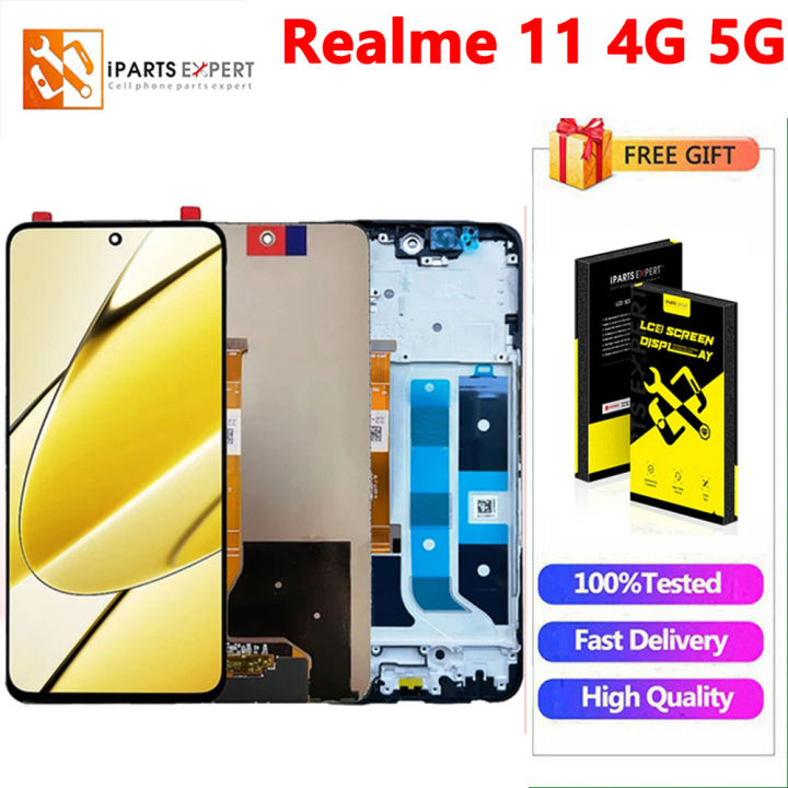 IPARTSEXPERT Original LCD For Realme 11 4G 5G RMX3780 RMX3636 LCD With ...