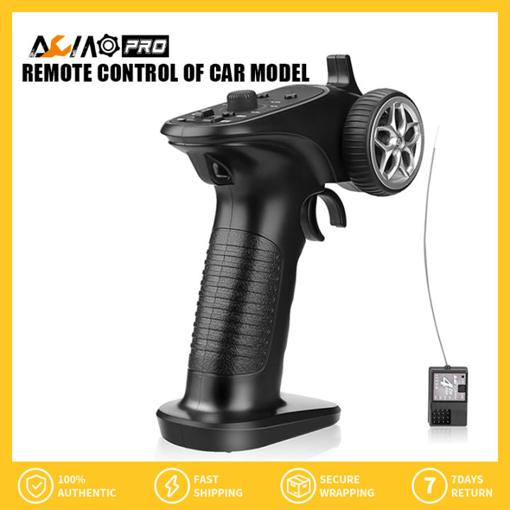 AumoPro TX4 2.4GHz 4CH Radio System Transmitter Controller Remote Control w/ Receiver For RC Car ...