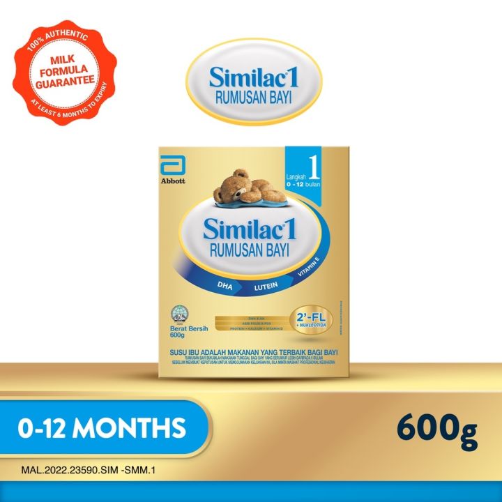 Abbott Similac 1 (600g/1.2kg/1.8kg) | Lazada