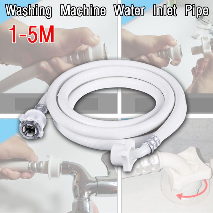 2/3/5m Automatic Washing Machine Inlet Water Hose Extension Tube ...