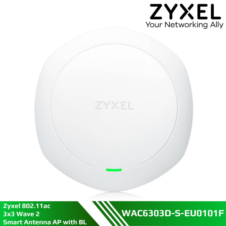 Zyxel WAC6303D-S-EU0101F 1.6Gbps 802.11ac Wave 2 Dual-Radio Mu-MIMO 3x3 ...
