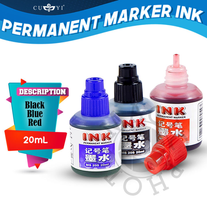 Refillable Ink for Permanent Marker 20ml | Lazada PH