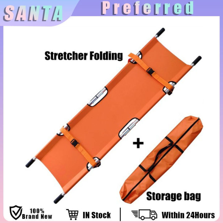 PORTABLE FOLDING STRETCHER (EMERGENCY EMS EVACUATION LITTER STRETCHER ...