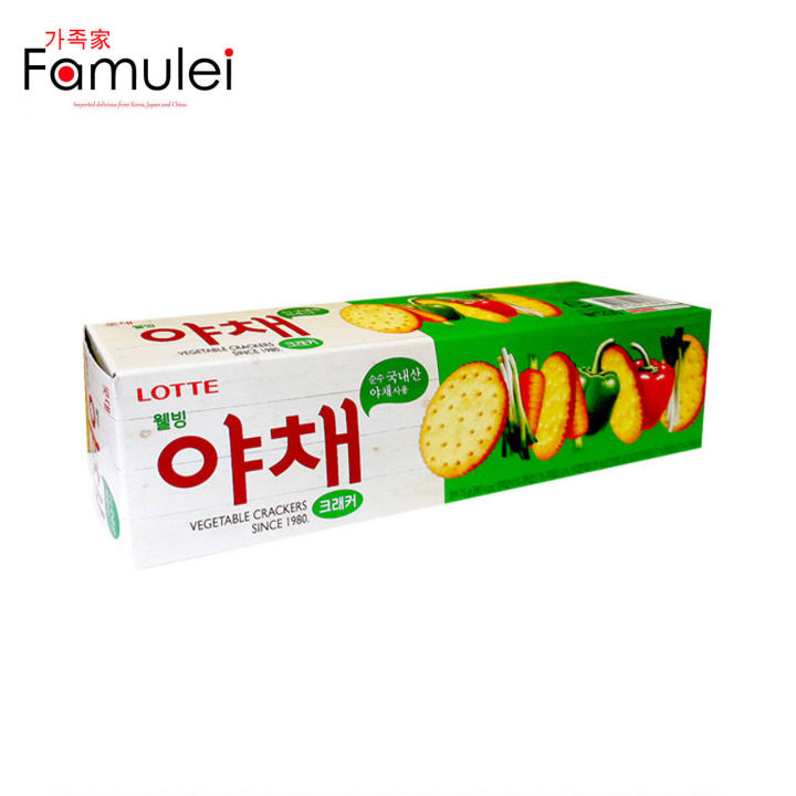 Lotte Korea Wellbeing Vegetable Cracker 83g | Lazada PH