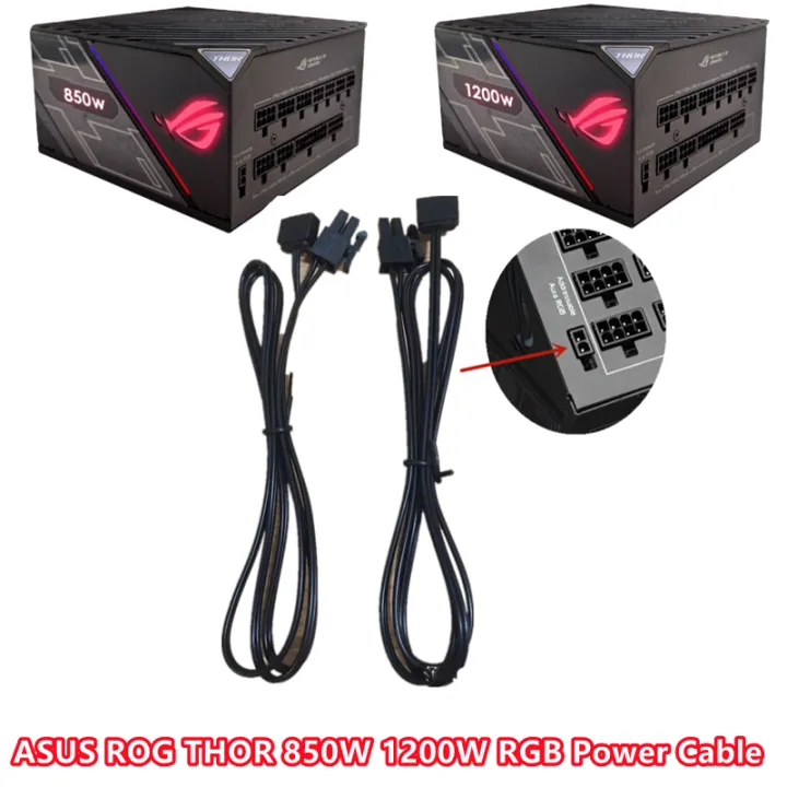 Original ASUS ROG THOR Addressable Aura RGB Power Cable Support 5V for ...