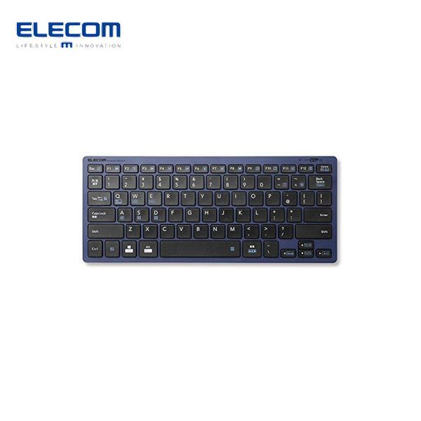 ELECOM Keyboard Bluetooth Pantograph Mini Keyboard for Windows, Mac, iOS, Android [Lightweight ...