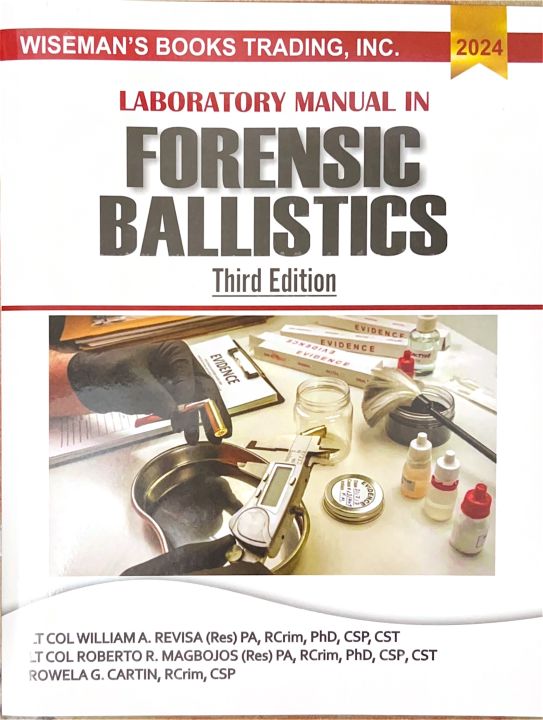 Laboratory Manual in Forensic Ballistics 3rd Edition | Lazada PH