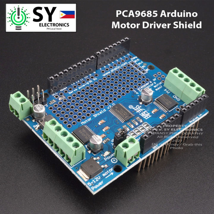 PCA9685 Motor Driver Shield v2 PWM Stepper DC Servo Motor Driver ...