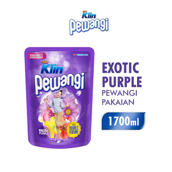 So Klin Pewangi Pakaian Exotic Purple 1700ml | Lazada Indonesia