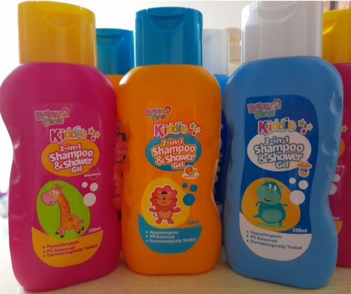 Kids Shower Gel Bubble Shampoo Hypoallergenic Ph balanced Fresh Melon ...