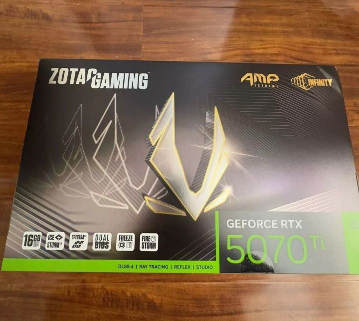 NEW | ZOTAC GAMING GeForce RTX 5070 Ti AMP Extreme Infinity IN HAND ...