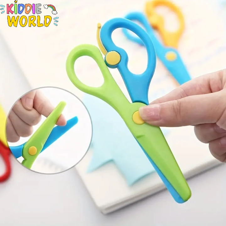(1Pc) Multicolor Kids SAFETY SCISSOR For Small Hands - Student ...