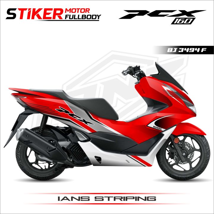 BJ 3494-STIKER DECAL VARIASI MOTOR PCX FULL BODY TERMURAH-STIKER ALL ...