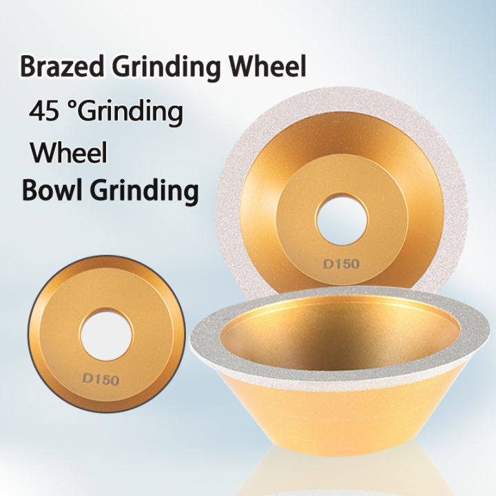 YI CHANG Diamond Grinding Wheel 100/150/200/320/400/600mm Brazed ...