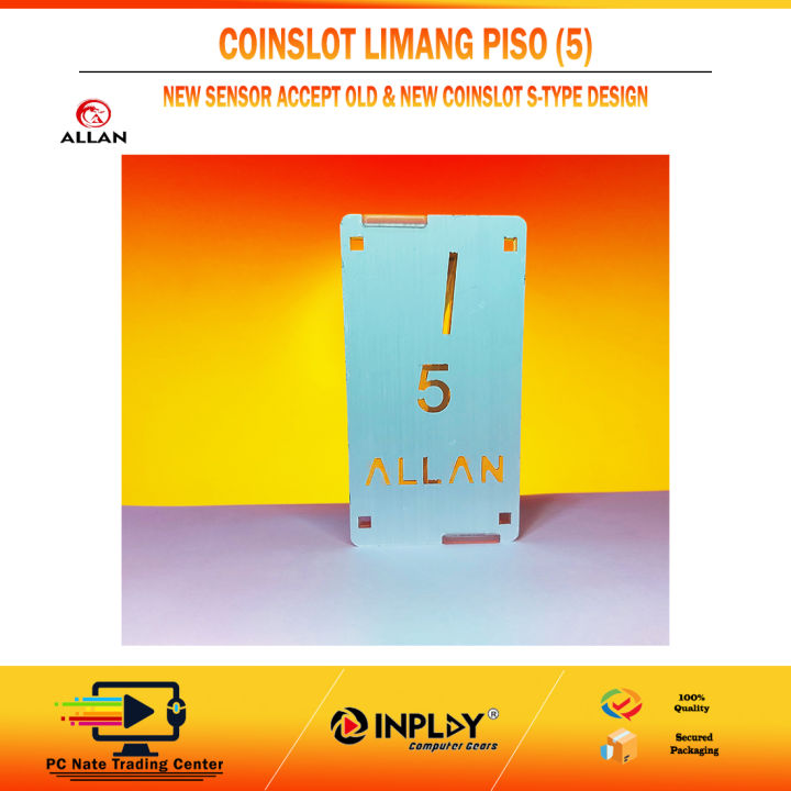 Allan five 5 peso Coinslot only (New and Old Five Piso Coin) with ...