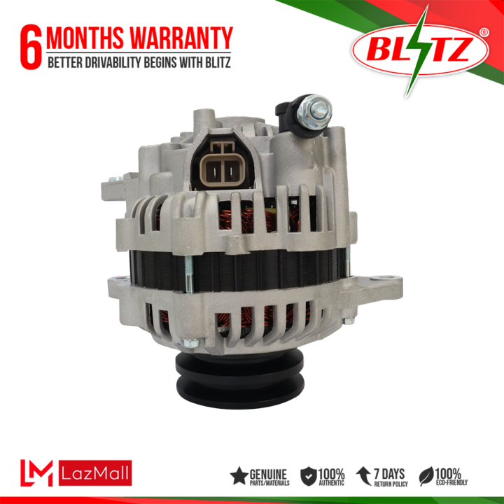 MITSUBISHI PAJERO 4M40 12V/90A 2 PULLEY BLITZ ALTERNATOR ASSEMBLY 6 ...