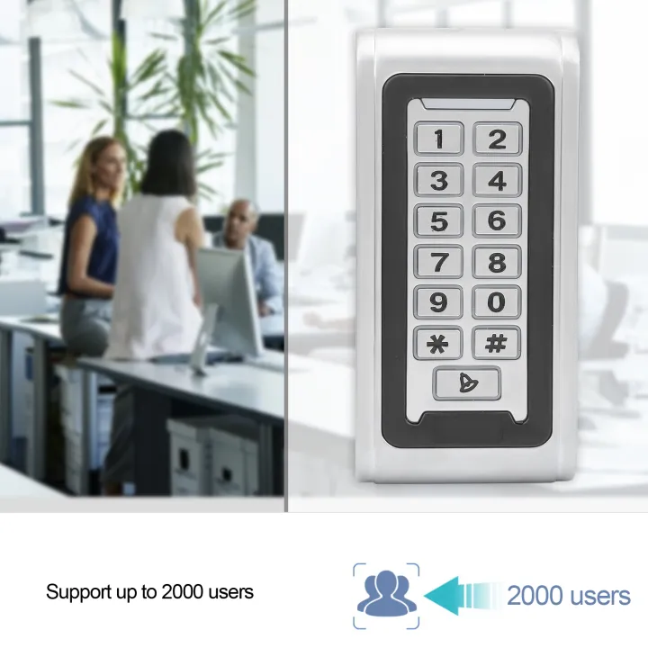 Access Control Machine Metal Keypad Access Control Backlit Keyboard ID ...