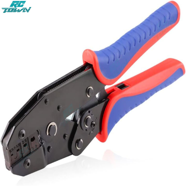 Crimping Tool For Non-Insulated Electrical Connectors, Ratcheting Wire ...