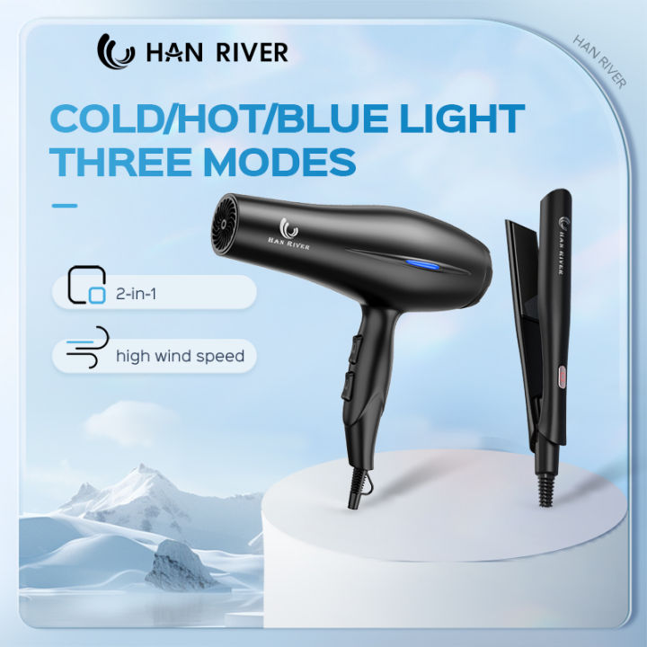 HAN RIVER Hair Dryer 800w 50HZ 3 Speed Hot and Cold Air Hair Dryer ...
