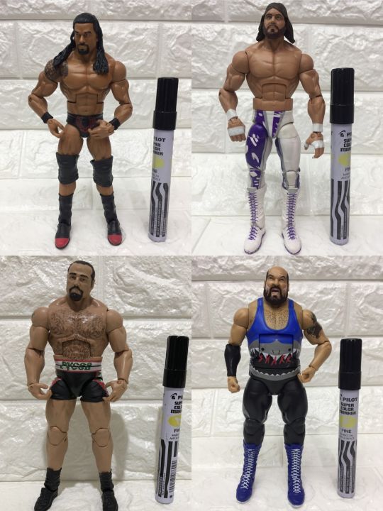Macho Man Randy Savage Roman Reigns Eearthquake Rusev Elite Wrestler ...