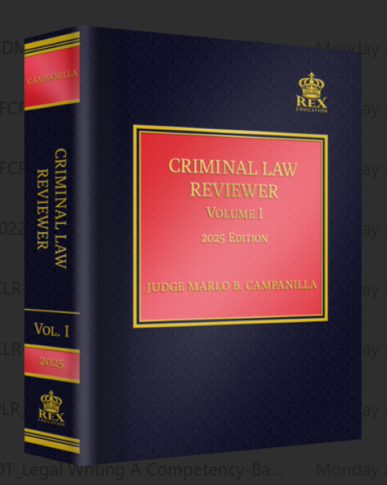 Criminal Law Reviewer I (2025 Edition) by Judge Marlo B. Campanilla ...