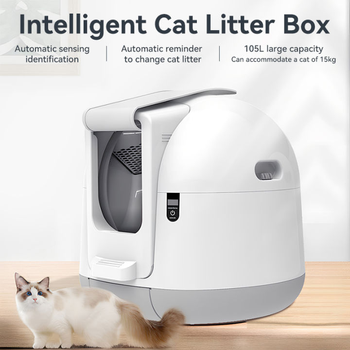 Intelligent cat toilet automatic super large sand basin sterilization ...