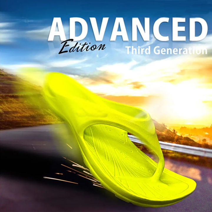 Taiwan Mother and Child Crocodile Men's Flip Flops Marathon Running ...