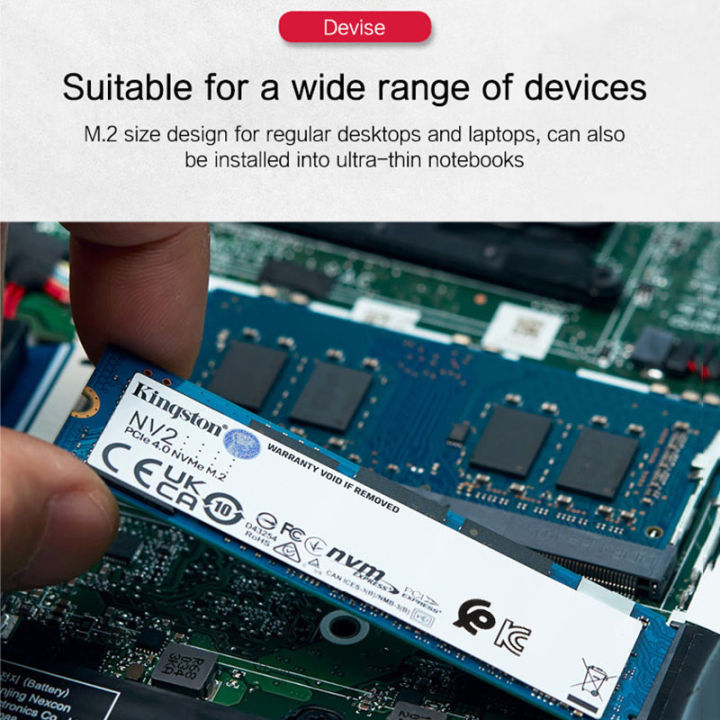 Kingston SSD NVME M.2 PCIe 256GB 128GB 512GB Desktop Laptop Solid ...