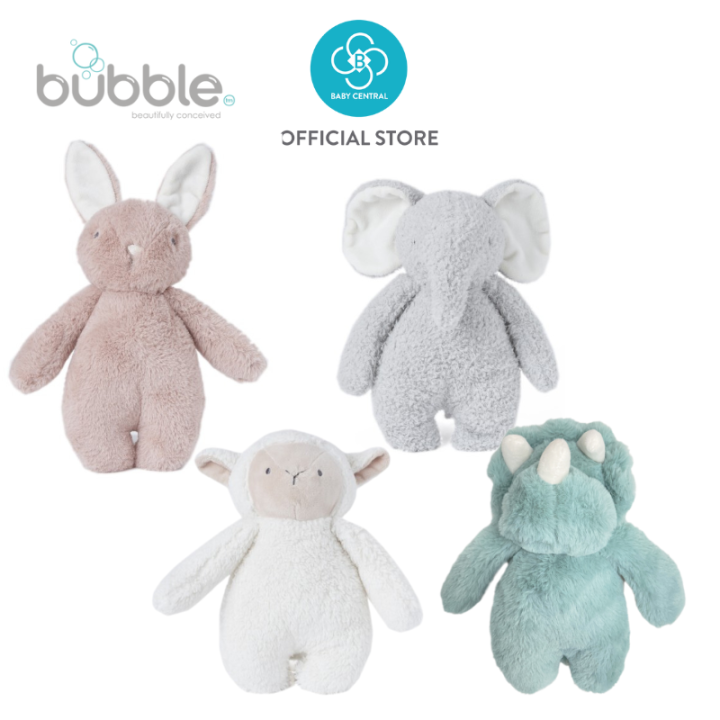 Bubble Flat Plush - Beau the Dinosaur Ellie the Elephant Minty the ...