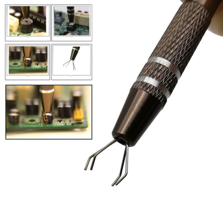 Electronic Component Grabber IC Metal Grabber Claw Pickup Holder 4 Claw ...