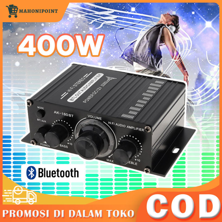 (DC 12V) Mobil Hifi Power Amplifier Audio Subwoofer Speaker Stereo ...