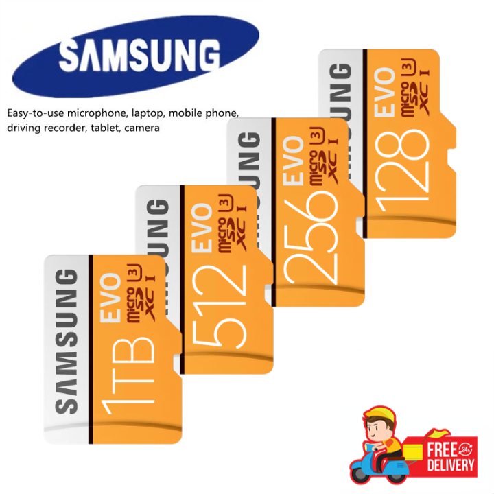 Samsung EVO Plus 128GB 256GB 512GB 1TB micro SDXC U3 Memory Card MB ...