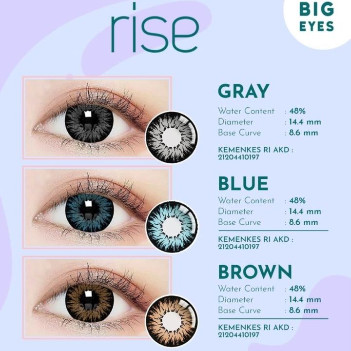 SOFTLENS RISE 2 TONE 14.4mm LIVING COLOUR | Lazada Indonesia