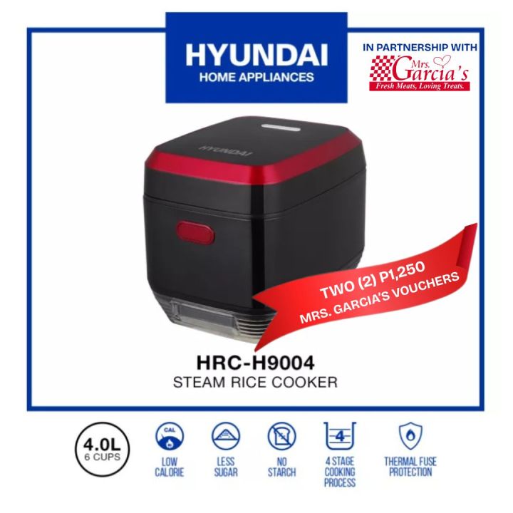Hyundai STEAM RICE COOKER HRC-H9004 | Lazada PH