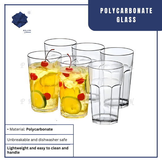 Prism Collection Polycarbonate Glass Dinnerware Glassware Drinking ...