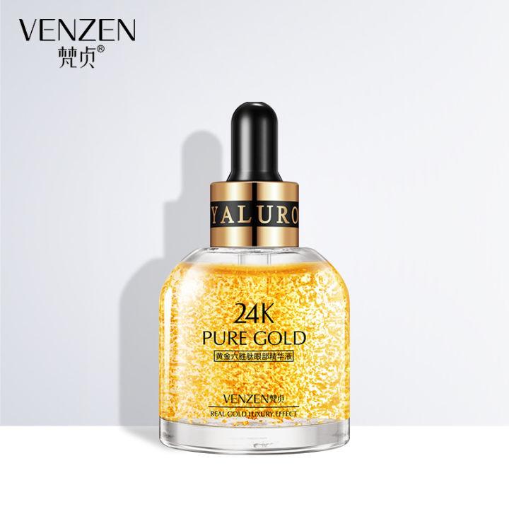 ROREC VENZEN 24K Pure Gold Eye Essence Serum 30ml | Lazada